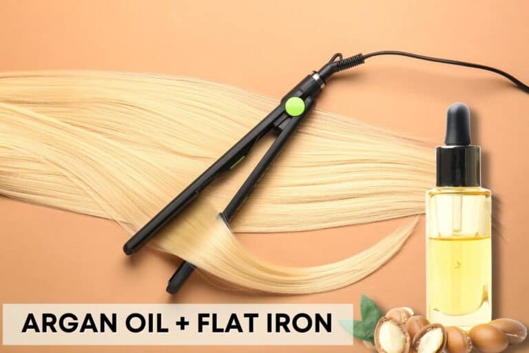 Can I Use Argan Oil Before Using A Flat Iron?